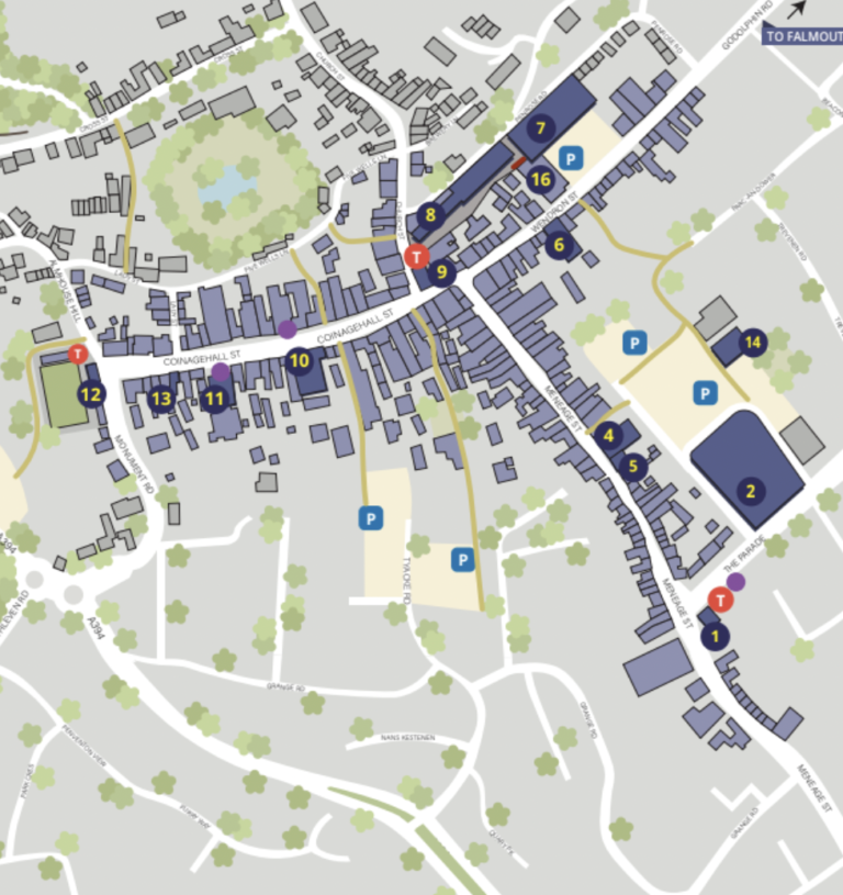 Town Map - Discover Helston